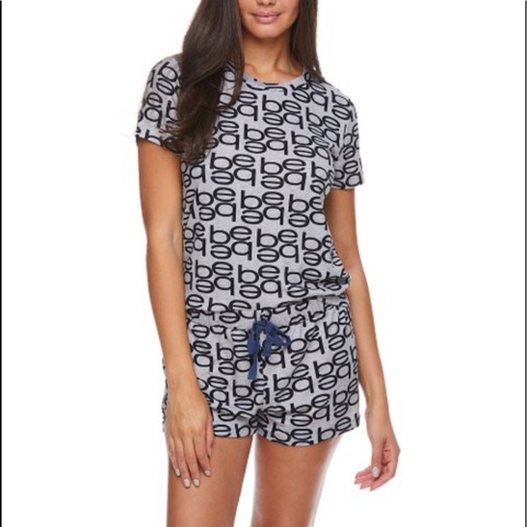 bebe | Intimates & Sleepwear | Nwt Bebe 2pc Logo Pajama Set | Poshmark
